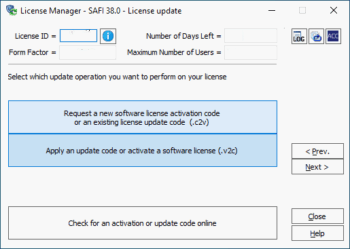 SAFI - Structural Software - License Download and Install