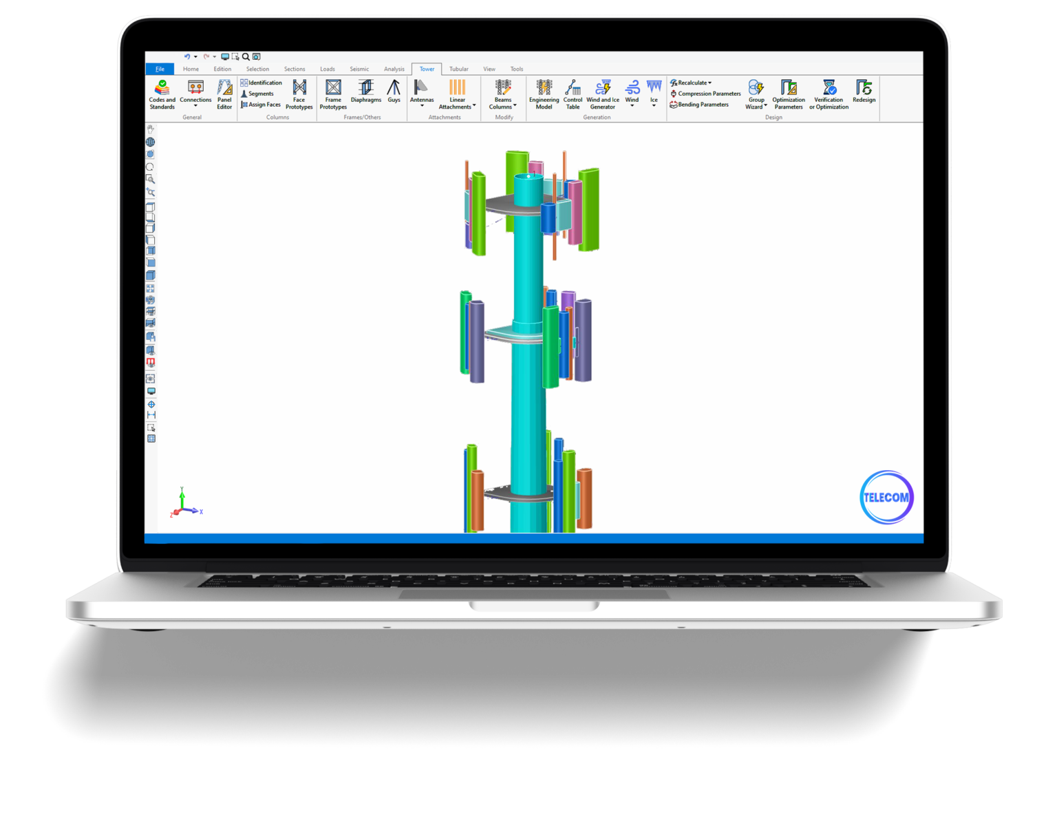 Telecom Software - Telecommunication Tower Design